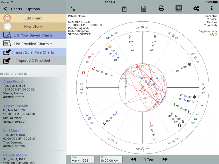 Importing Solar Fire Charts via Dropbox (available for the iPhone/iPad ...
