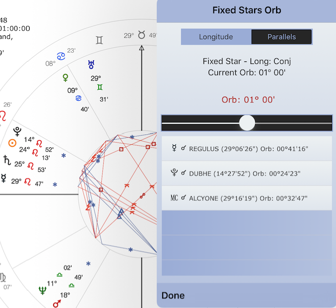 Fixed Stars Longitude | AstroConnexions