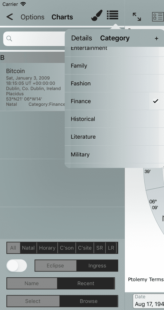 Your Charts (available for the iPhone/iPad/Mac) | AstroConnexions