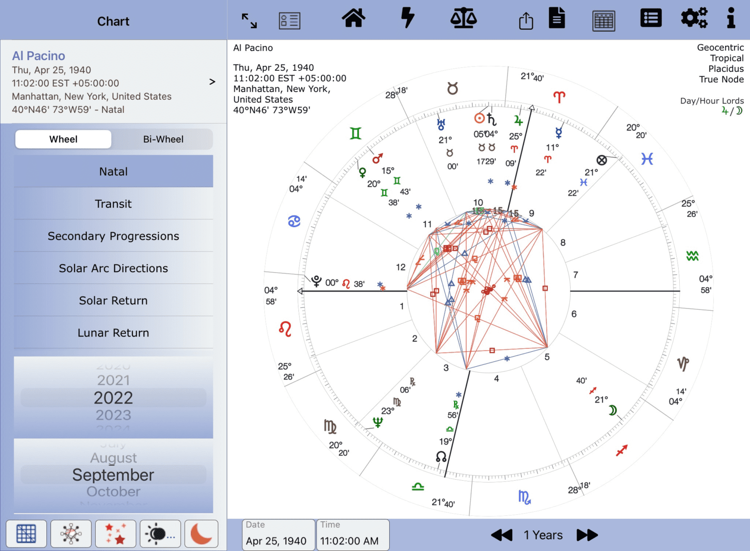 Chart Wheels (available for the iPhone/iPad/Mac) | AstroConnexions