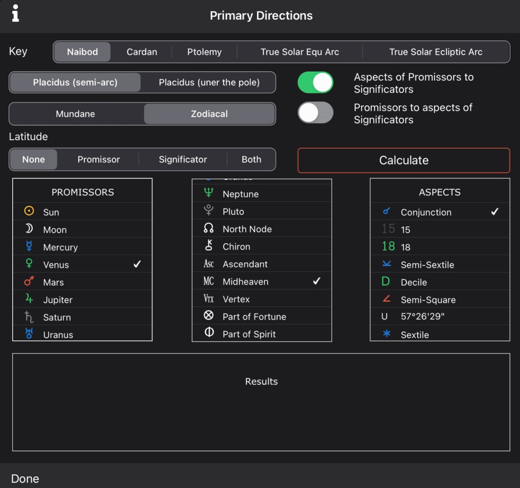 Primary Directions | AstroConnexions